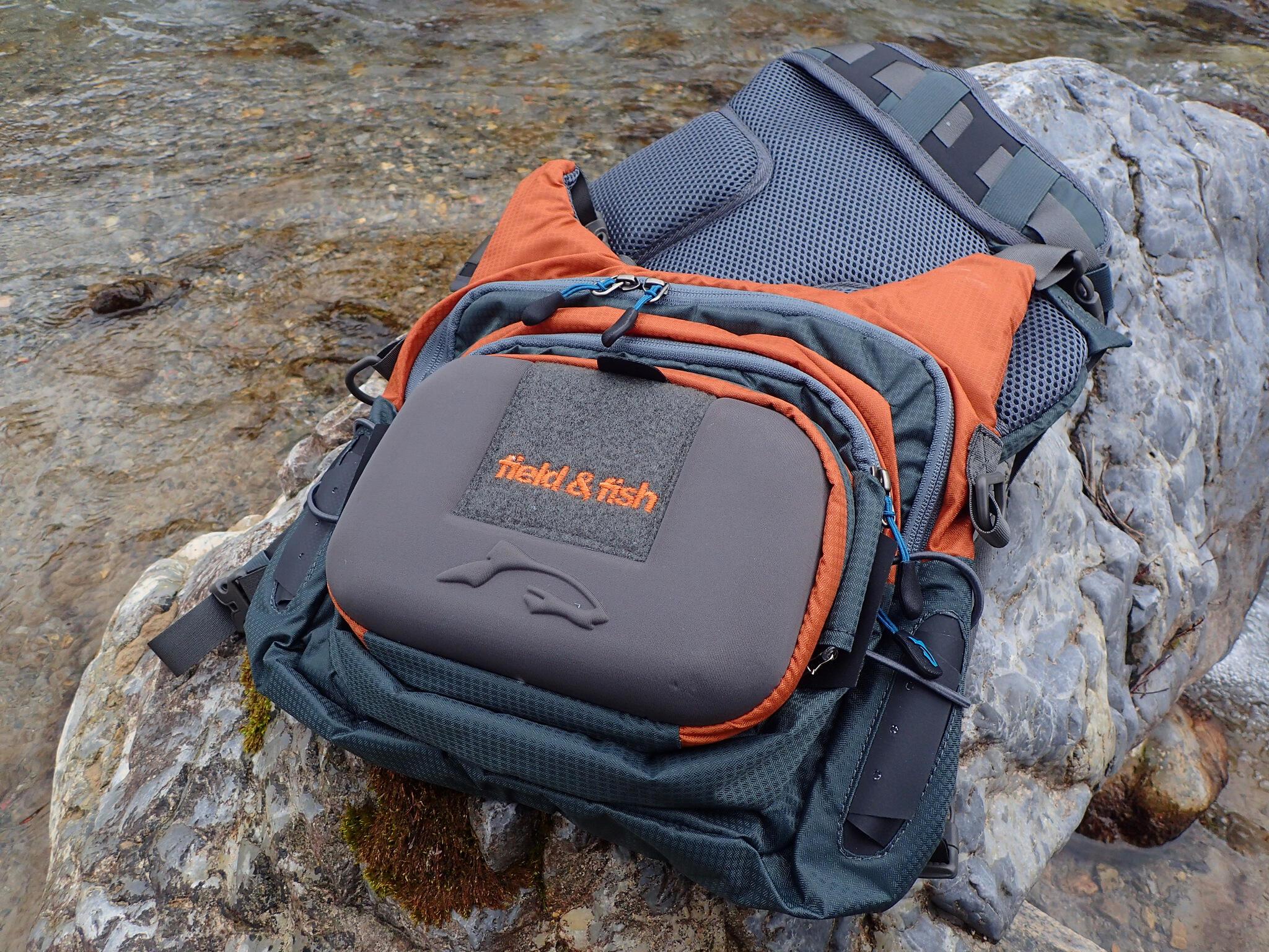 Test : chest pack sac à dos Field and Fish | Truites & Cie