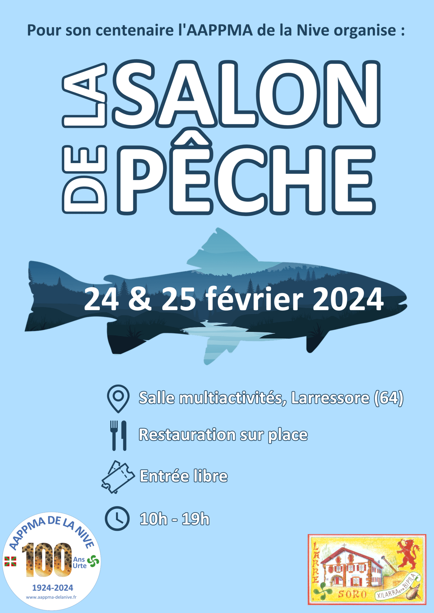 Fête du centenaire et salon de la pêche pour l'AAPPMA de la Nive en ...